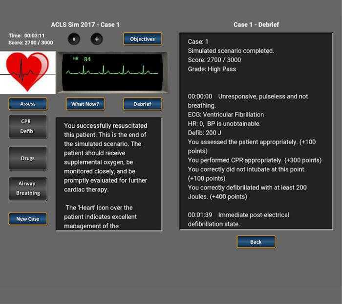 تطبيق ACLS Sim 2017 للتدريب على الإنعاش القلبي المتقدم - الدليل الطبي ...